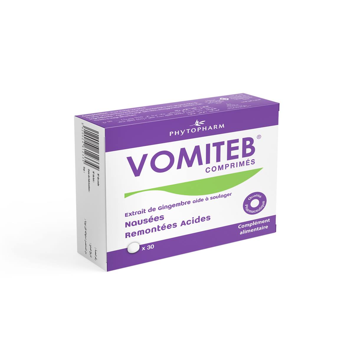 Phyto-Vomiteb 30 Comprimés - Parapharmacy Online
